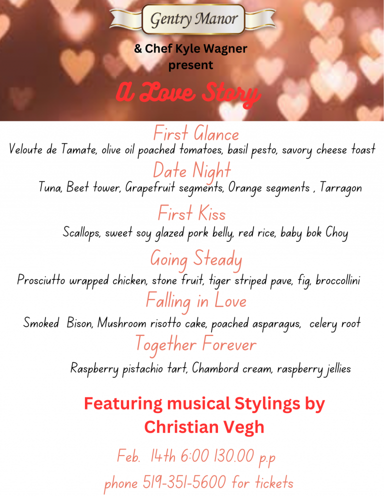 Small Plates Restaurant – Gentry Manor